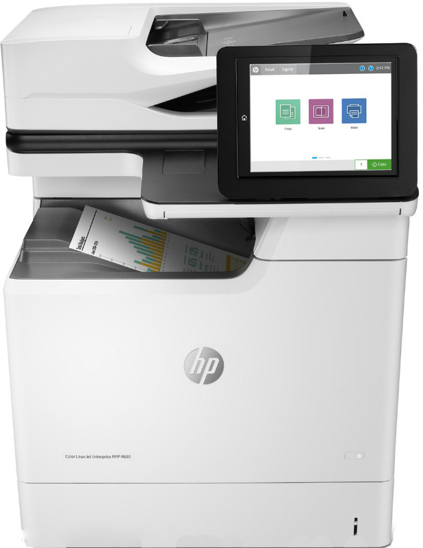 МФУ HP Color LaserJet Enterprise M681dh J8A10A купить в Москве и с ...